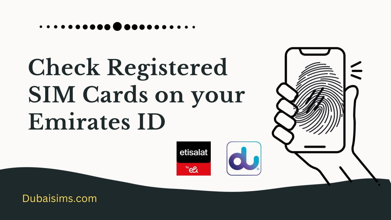 Dubai Sims Prepaid Postpaid Tourist SIM Card Guides In Dubai UAE