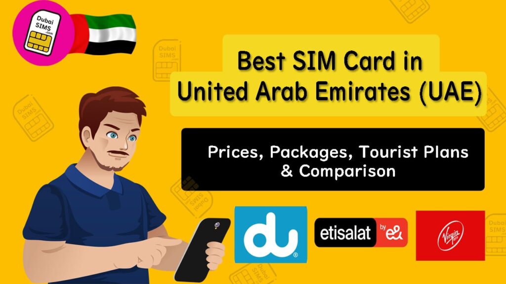 3 Best SIM Cards in United Arab Emirates (UAE) - Dubai Sims