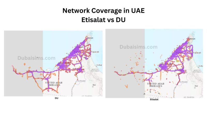 Exploring 4G and 5G Mobile Network Coverage in the UAE