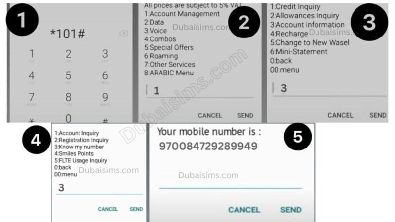 How to Check Etisalat Number and Owner - Dubai Sims